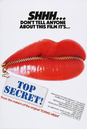 Movie Poster Film: Top Secret! Regie: Jim Abrahams, David Zucker, Jerry ...