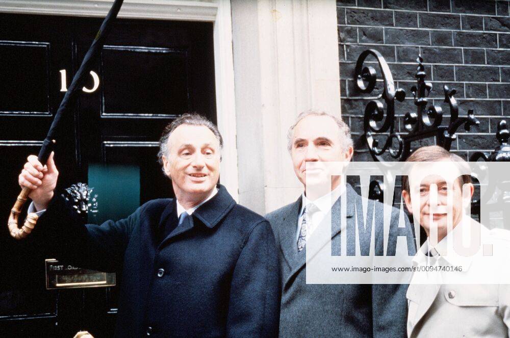 Paul Eddington, Nigel Hawthorne & Derek Fowlds Characters: James Hacker ...
