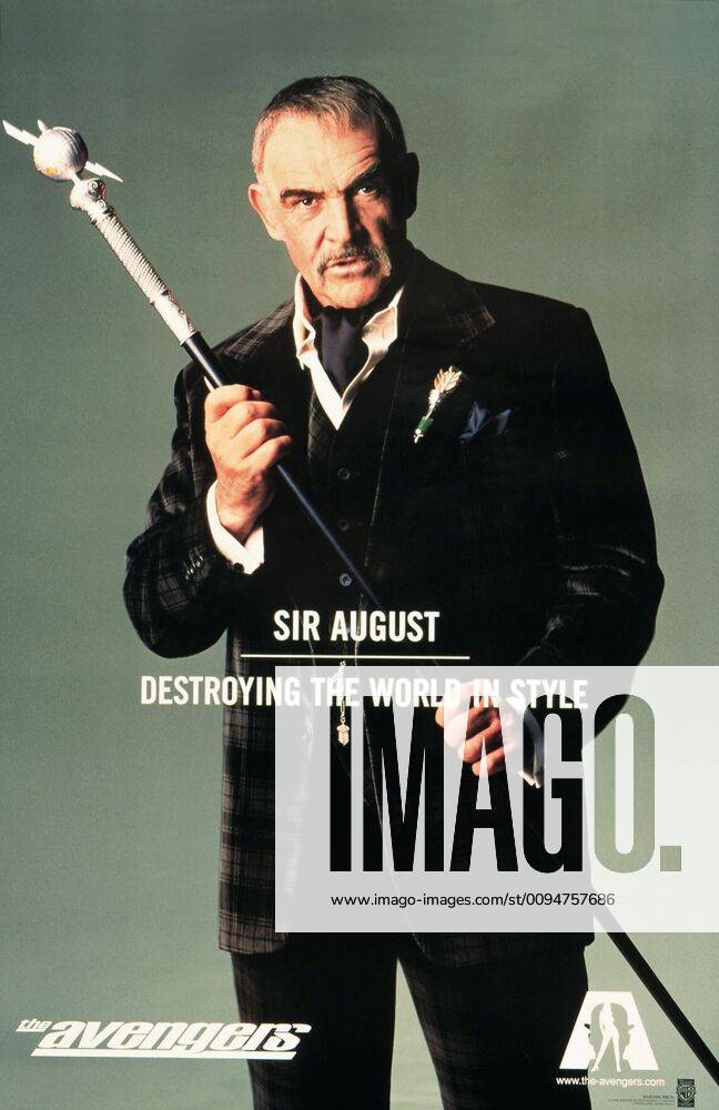 Sean Connery Poster Characters: Sir August de Wynter Film: The Avengers ...