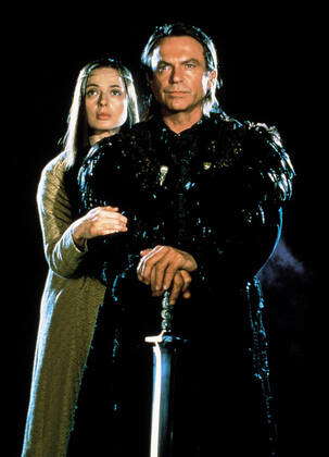 Isabella Rossellini & Sam Neill Characters: Nimue & Merlin Television ...