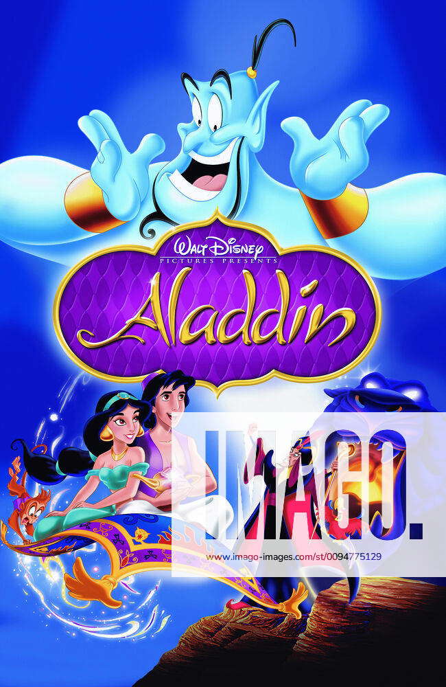 Abu, Princess Jasmine, Alladin, The Genie & Jafar Film Poster Film ...