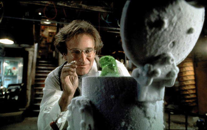 Robin Williams Characters: Professor Philip Brainard Film: Flubber ...