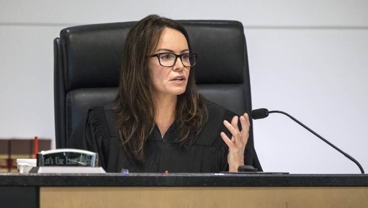 West Palm Beach, Florida, USA: Circuit Judge Cheryl Caracuzzo sentences ...