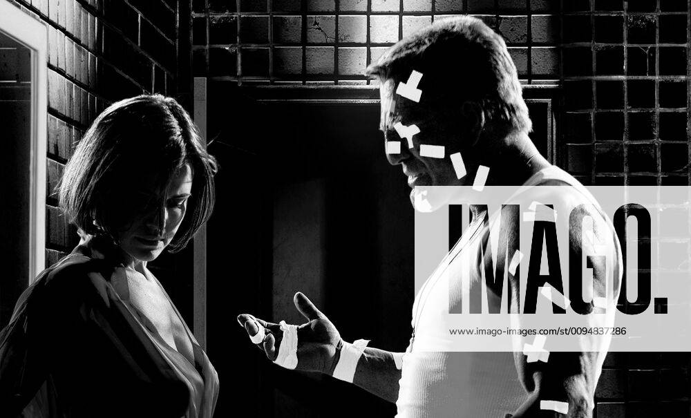 Carla Gugino And Mickey Rourke Characters Lucille And Marv Film Sin City Usa 1005 Regie Frank