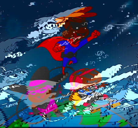 Rope Girl, Captain Crandall & Skate Lad Television: Teamo Supremo (2002) Director: Joe Horne