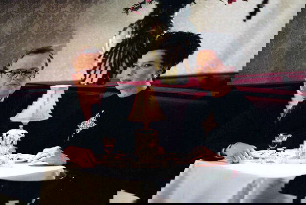 Toby Jones & Isabella Rossellini Characters: Truman Capote & Marella ...