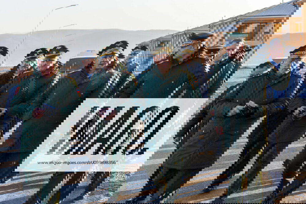 KYZYL, RUSSIA - NOVEMBER 7, 2019: Col Gen Alexander Lapin (L front ...