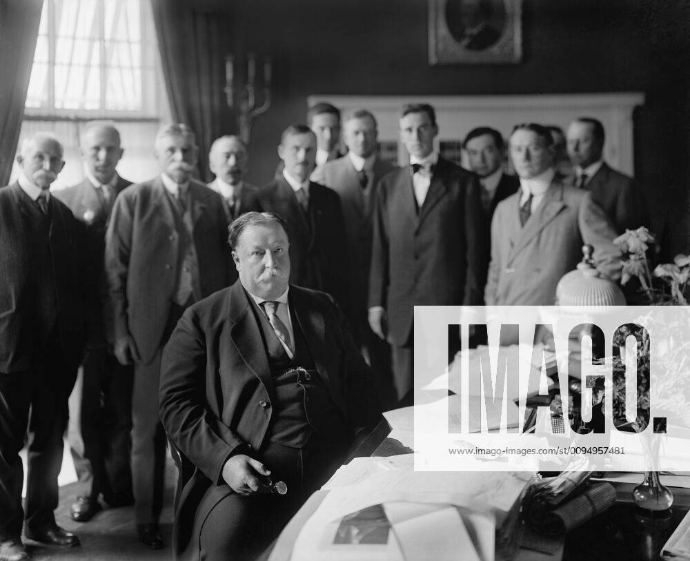 U.S. President William Howard Taft Signing Bill Making Arizona the 28th ...