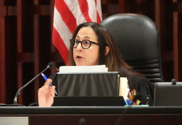 Tampa, Florida, USA: Circuit Court Judge Melissa Polo responds to ...