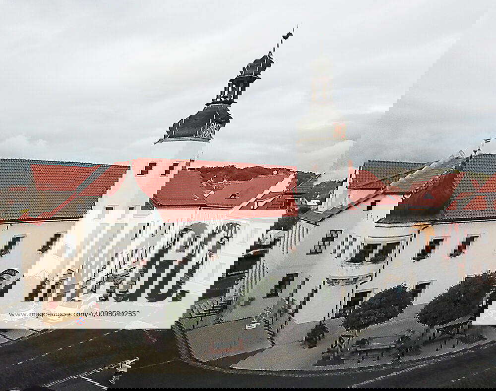 05 11 2019 Gerbstedt Mansfelder country town hall aerial photograph ...