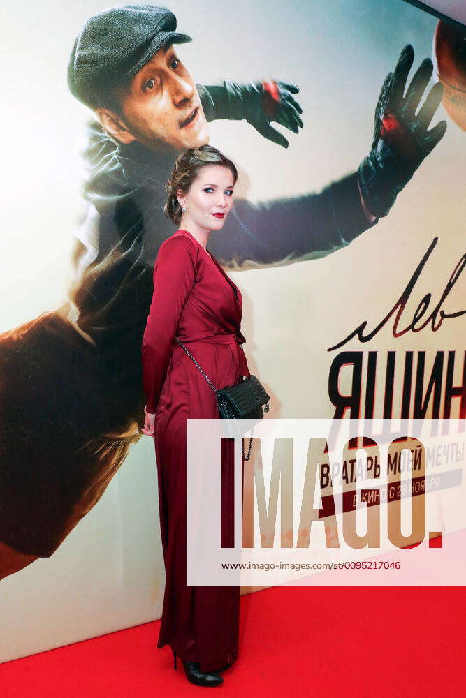 MOSCOW, RUSSIA - NOVEMBER 25, 2019: Actress Anastasia Vvedenskaya ...