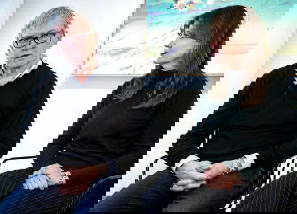 STOCKHOLM 20231206 Klas Bergling, father of Tim Bergling, presents this ...