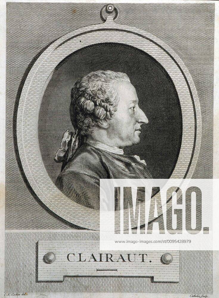 CLAIRAUT Portrait of Alexis Claude CLAIRAUT, French astronomer and ...