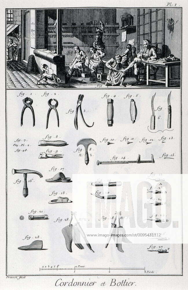 Shoemaker Shoemaker Shoemaker and boot maker Plate 1 and 2 of the ...