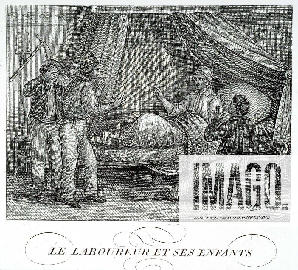 Fable de LA FONTAINE Le laboureur et ses enfants fable de Jean de LA ...