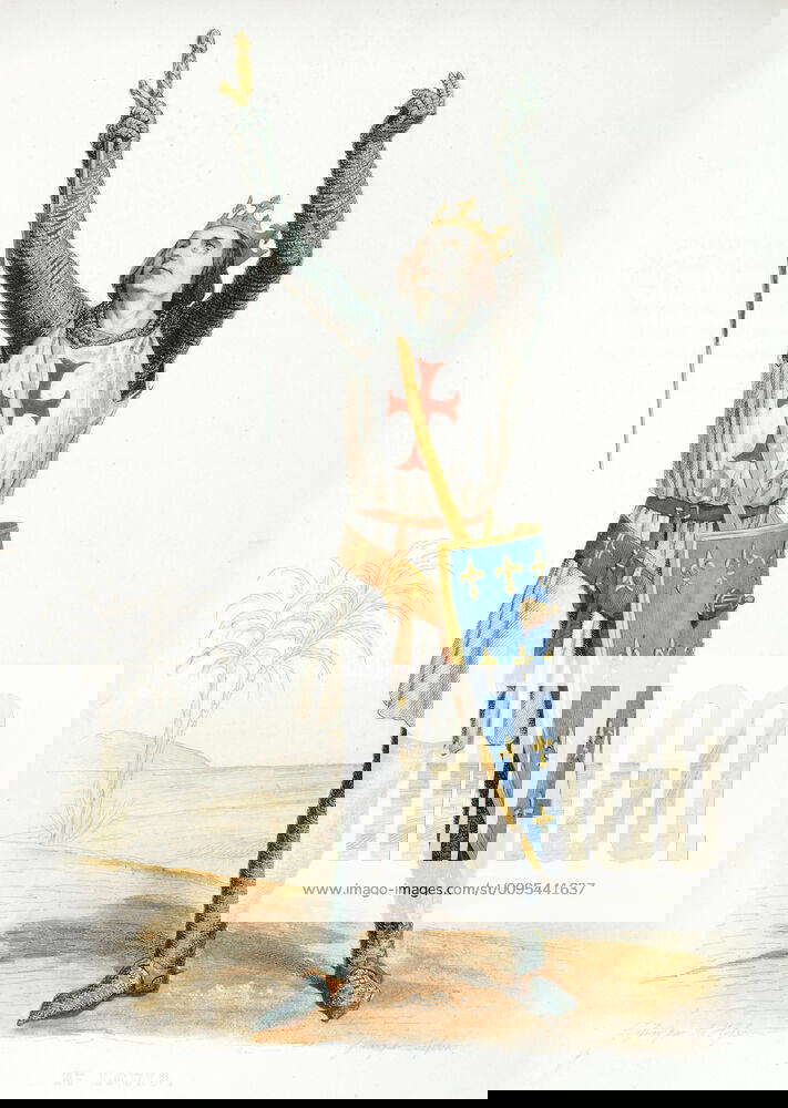 LOUIS IX says SAINT LOUIS Portrait of LOUIS IX says SAINT LOUIS 1214 ...