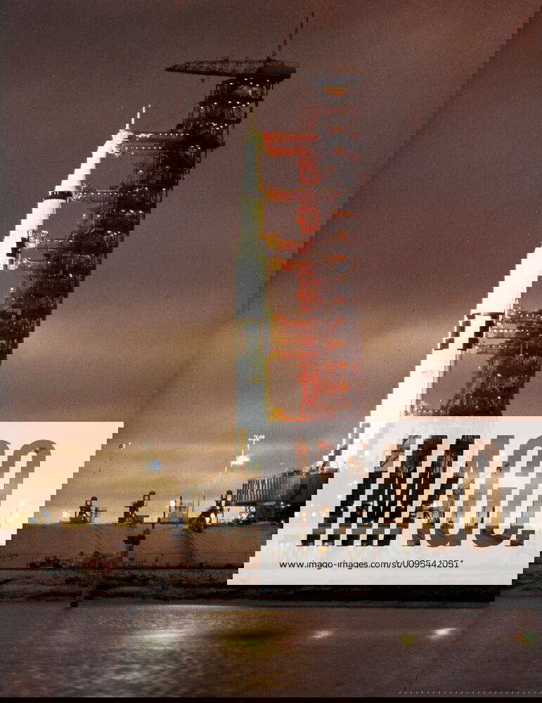 First step on the moon The Apollo XI rocket on its launch base in July ...