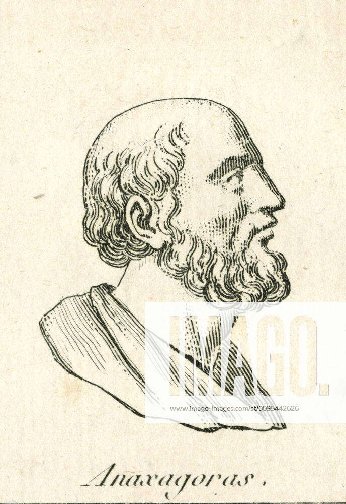 ANAXAGORE de Clazomenes Anaxagoras. Portrait d ANAXAGORE de Clazomenes ...