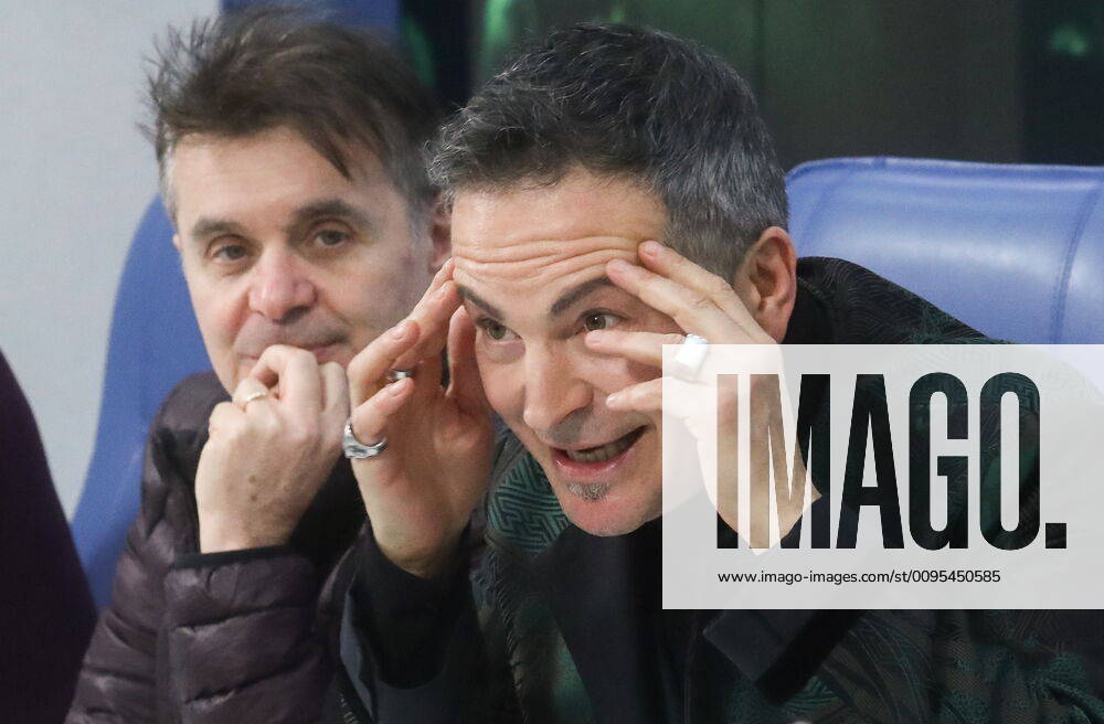 MOSCOW, RUSSIA - : John Biancale, vocalist of the French space rock ...