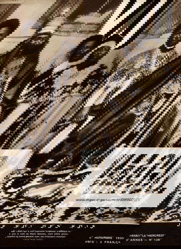 Ethiopia The king of kings Ras Tafari was crowned Emperor of Ethiopia ...