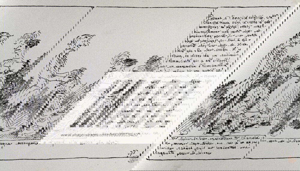 TOPFFER Work Craniose tate the skull of Mr Crepin Illustration of 1837 ...