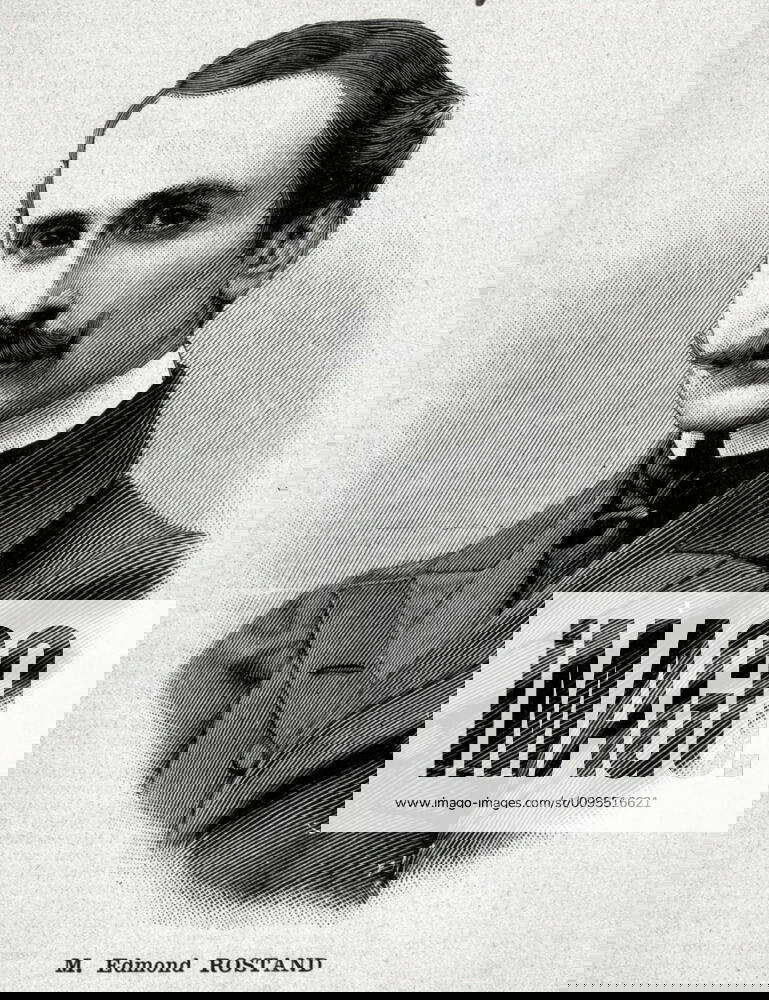 ROSTAND Edmond Portrait d Edmond ROSTAND 1868 1918 in Le monde theatral de 1897 Credit Collection