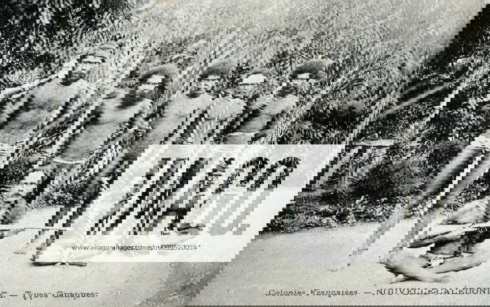 New Caledonia French colonies New Caledonia types of canaques Postcard ...