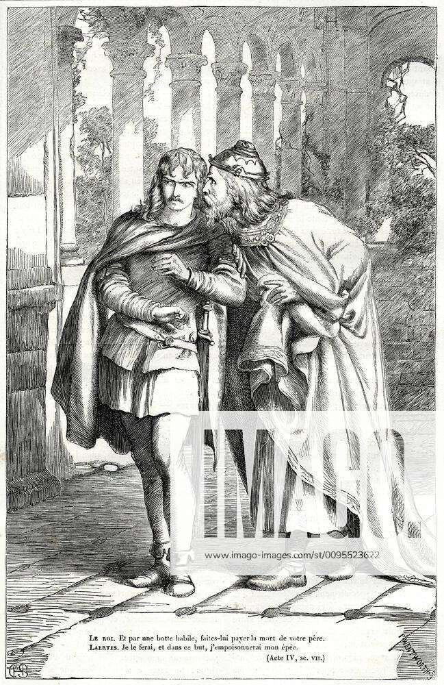 SHAKESPEARE Works Hamlet Act IV scene 7 Conspiracy of the King and ...