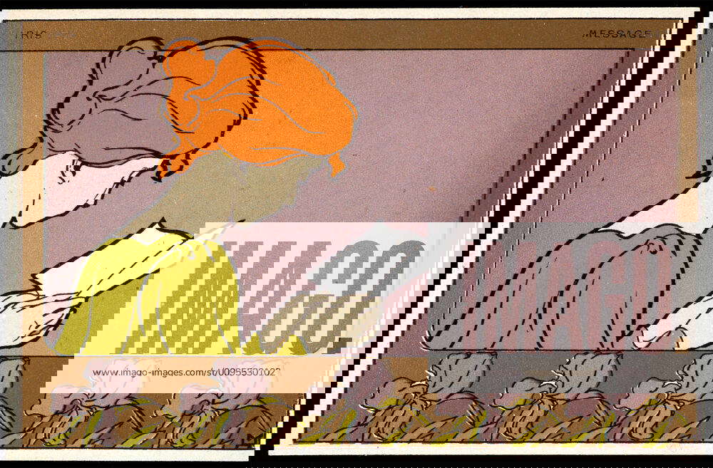 ART NOUVEAU Iris Message Illustration of Henry MEUNIER 1873 1922 for a ...