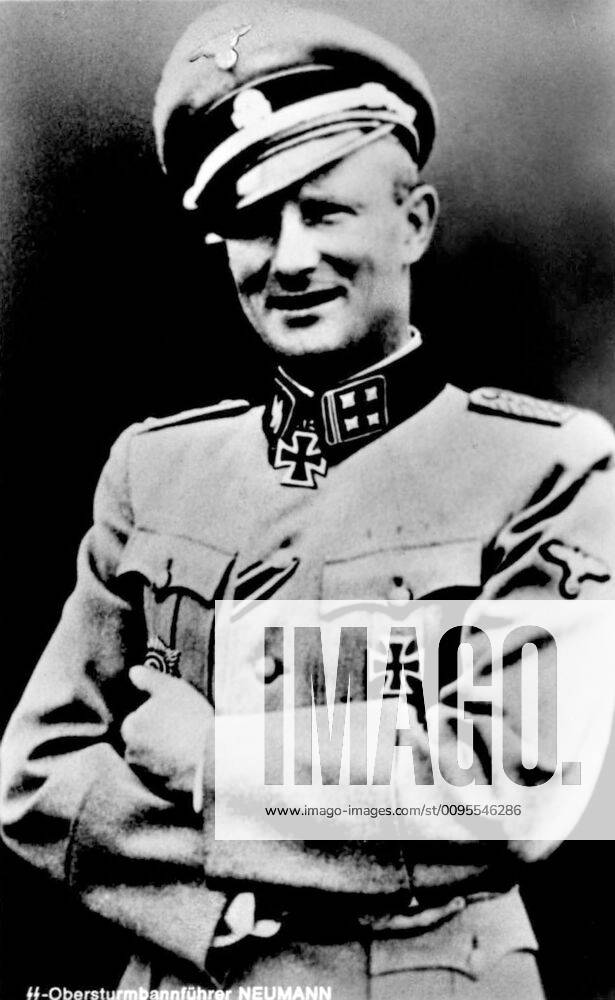 NAZISM Portrait of Eggert NEUMANN 1912 1970 Lieutenant Colonel, member ...