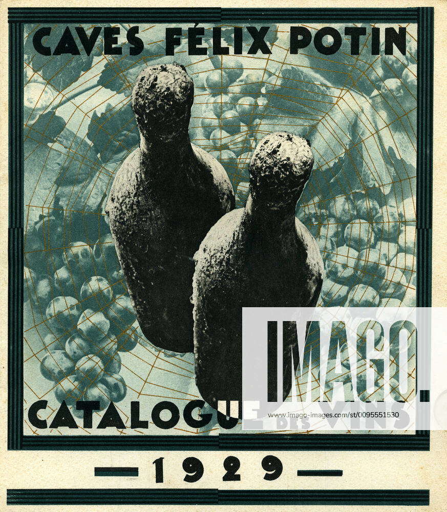 PUB VIN Caves Felix Potin, wine catalogue Advertising of 1929 Anonymous ...