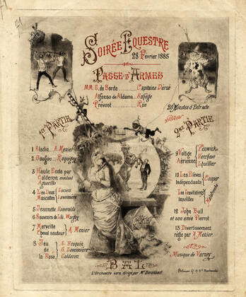 SPECTACLE XIXth s Program of a show evening on with the songwriters ...