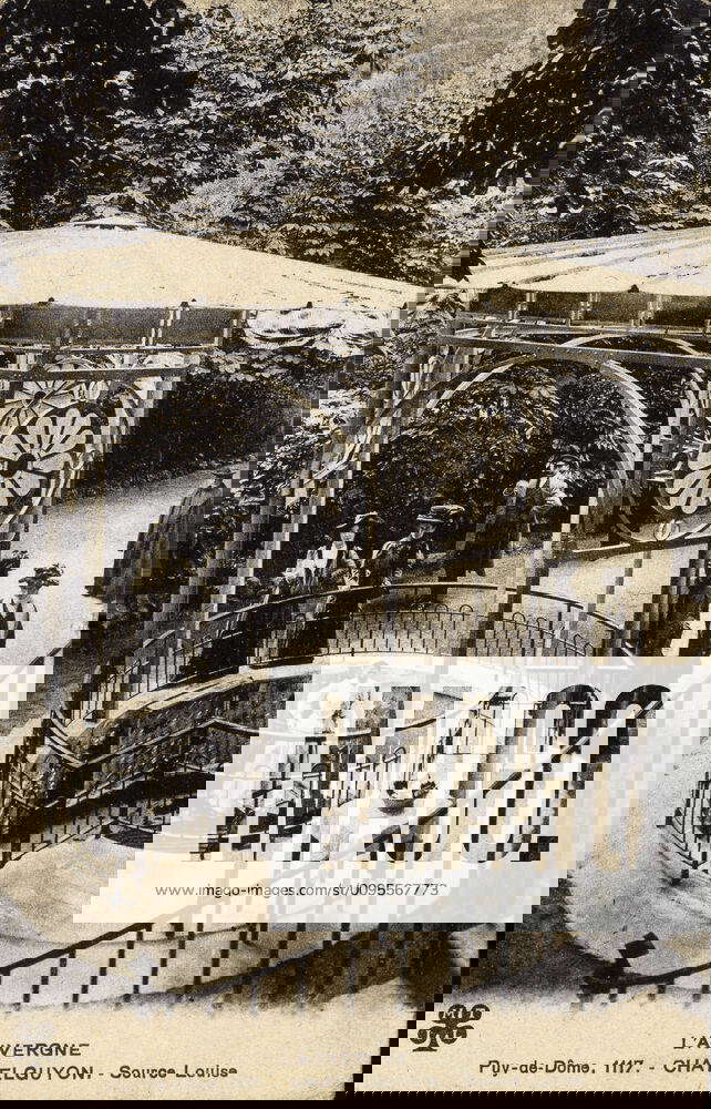 Thermalism CHATELGUYON source Louise Postcard around 1910 Credit ...