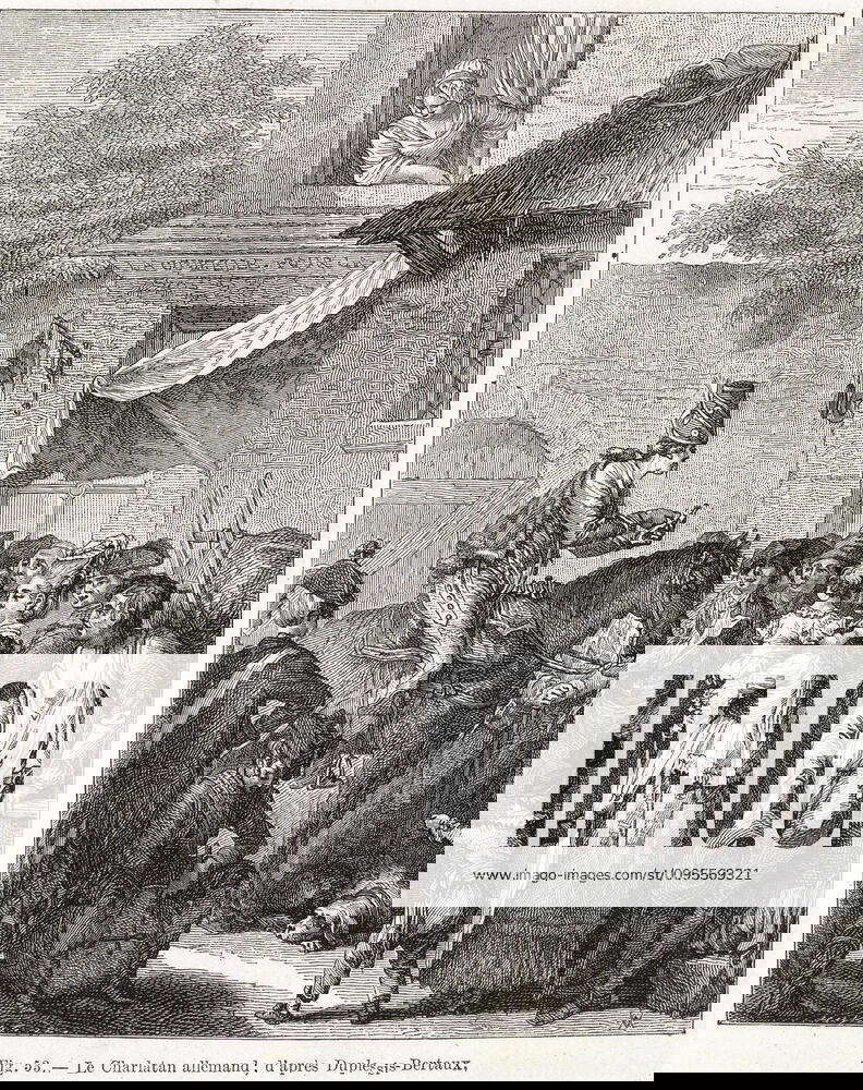 Charlatanism The German charlatan Engraving after DUPLESSIS BERTAUX ...