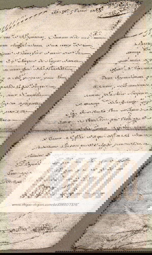 LOUIS XIV Letter of stamp from LOUIS XIV sent to D ARTAGNAN 1611 1673 ...