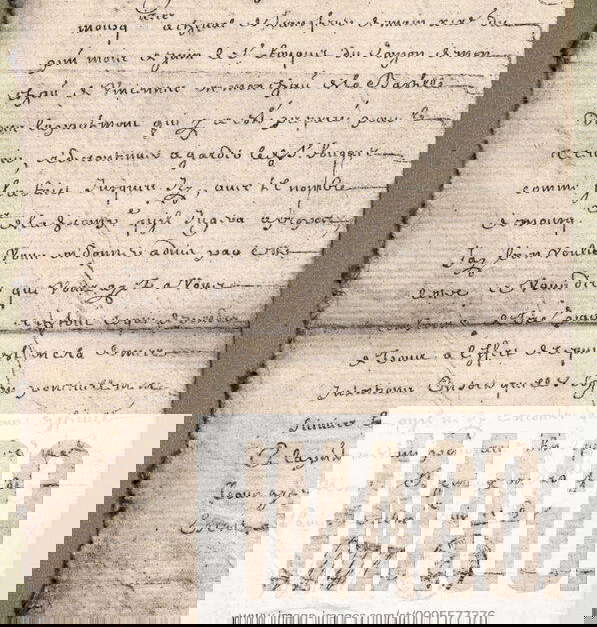 LOUIS XIV Letter of stamp from LOUIS XIV sent to D ARTAGNAN 1611 1673 ...