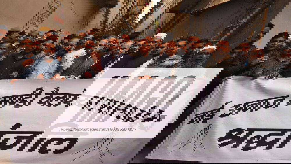 NEW DELHI, INDIA - DECEMBER 9: New Anaj Mandi Welfare Society members ...