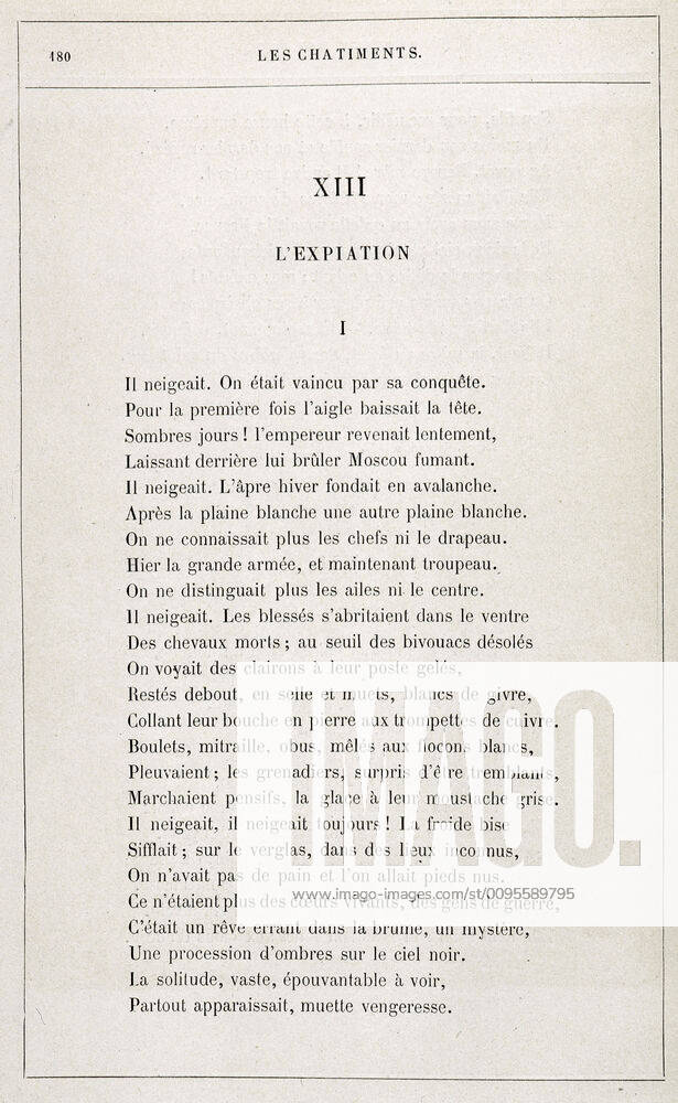 HUGO Work L expiation Les Chatiments de Victor HUGO 1802 1885, new ...