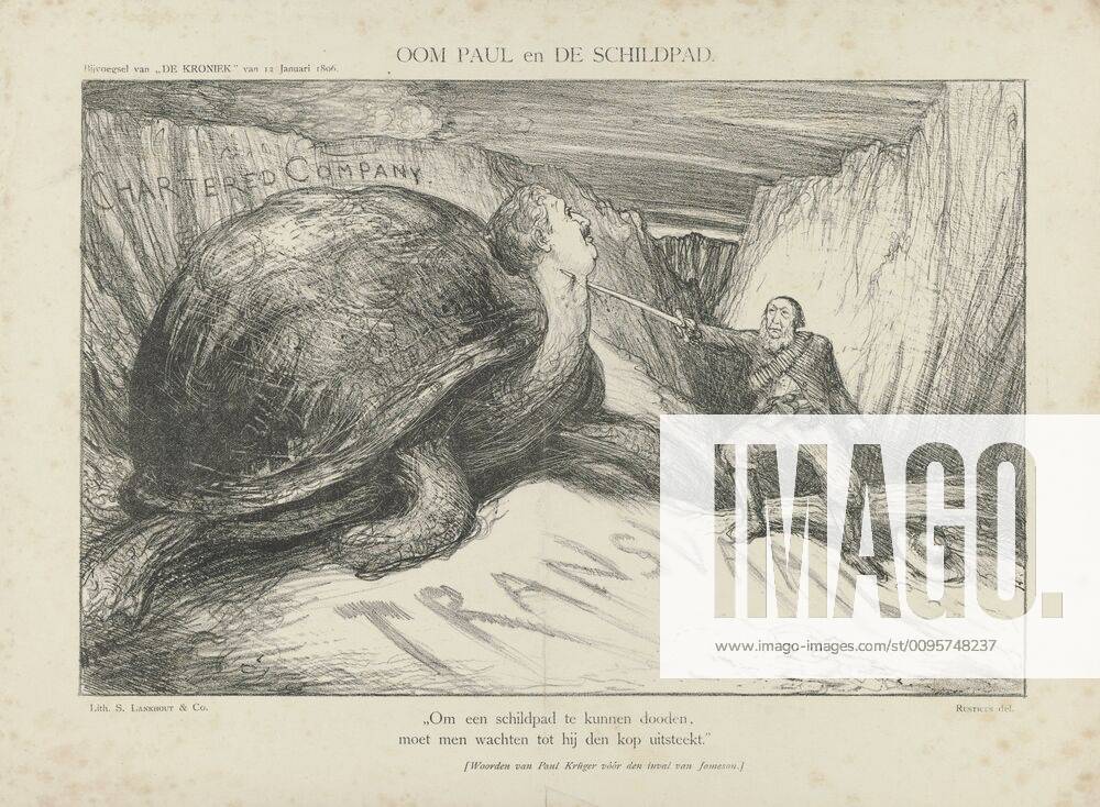 Uncle Paul and The Turtle (title on object), Cartoon on the Jameson ...