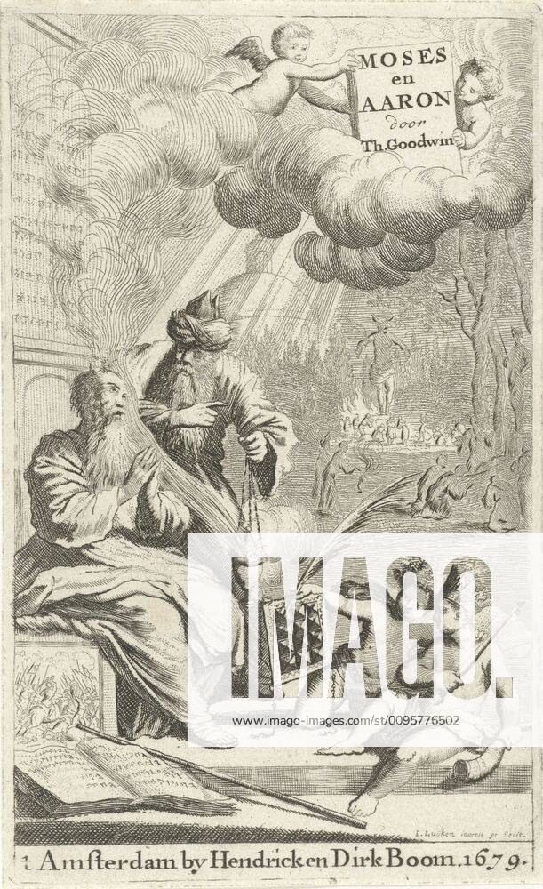 Moses and Aaron Title page for: T. Godwin, Moses and Aaron, 1679, Moses ...