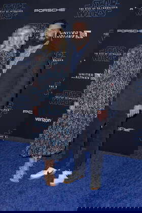 Ryan Kalil with wife Natalie Nelson at the world premiere of the movie ...