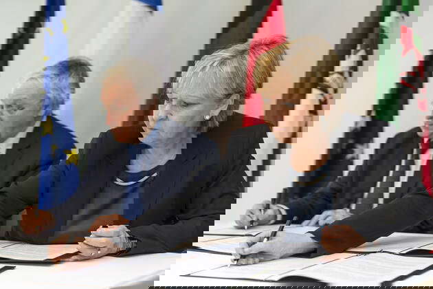 DEU, North Rhine-Westphalia, Duesseldorf, 17 01 2014 The State Premier ...