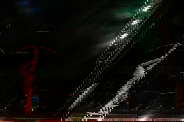 Italy: Contortionist Dory performs in Palermo Contortionist Dory ...