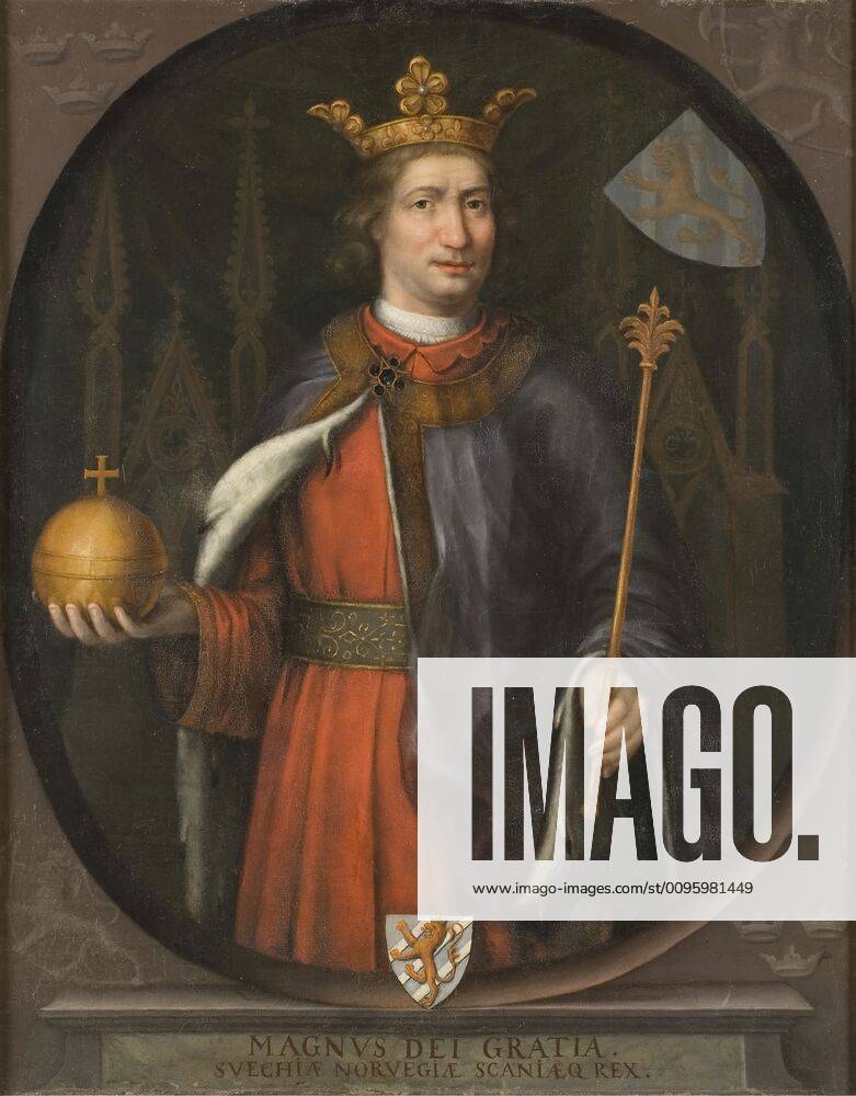 King Magnus Eriksson, Magnus Eriksson king of Sweden and Norway, 1316 ...