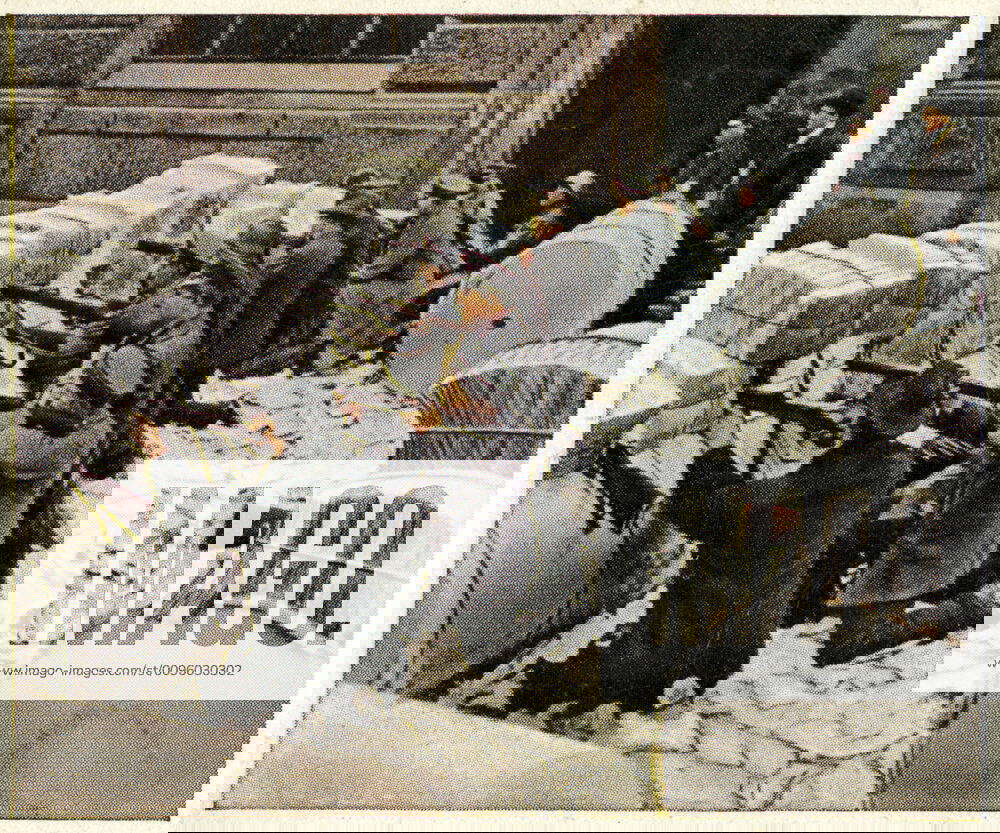 GERMANY 1919 January 1919 barricade during street fighting in Berlin ...