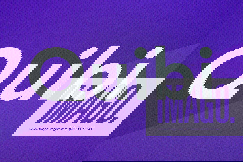 A view of the Quibi logo on stage during a Keynote address at the 2020 ...