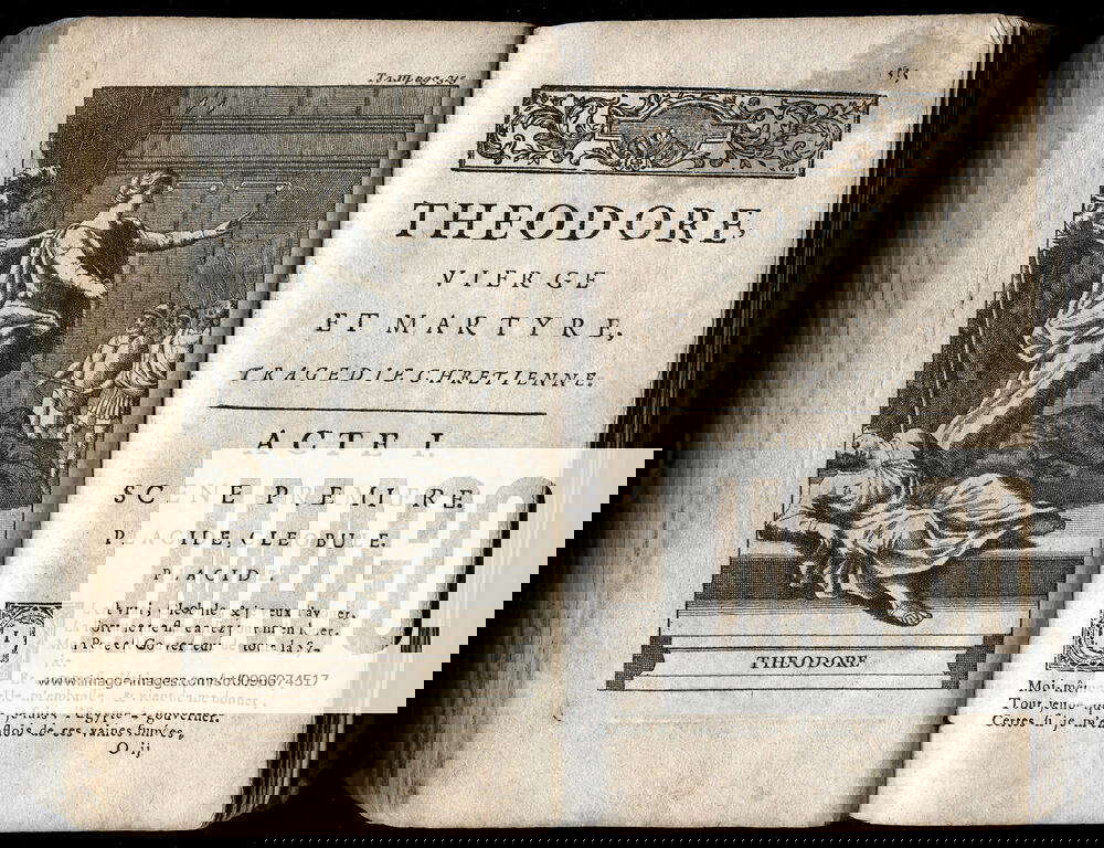 Pierre CORNEILLE Works Theodore virgin and martyrdom Anonymous ...