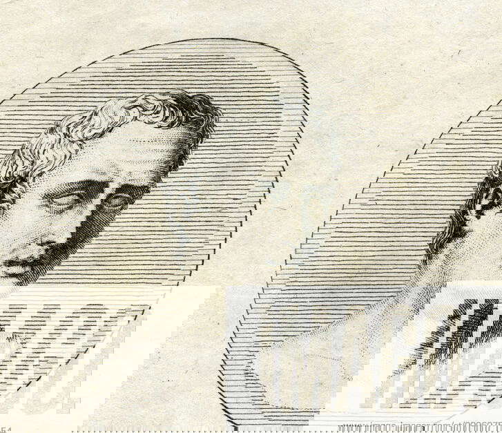 CICERON Portrait of CICERON Anonymous illustration for an engraving of ...