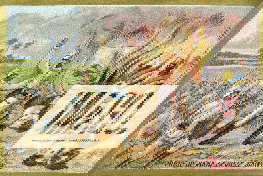 DAHOMEY Capture of Kana, the holy city of Abomey, the former capital of ...