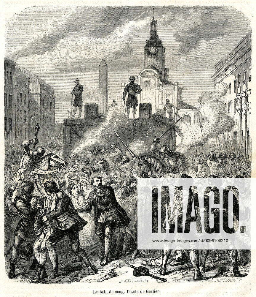 SWEDEN The bloodbath in 1520 in Stockholm, 88 nobles and knights are ...